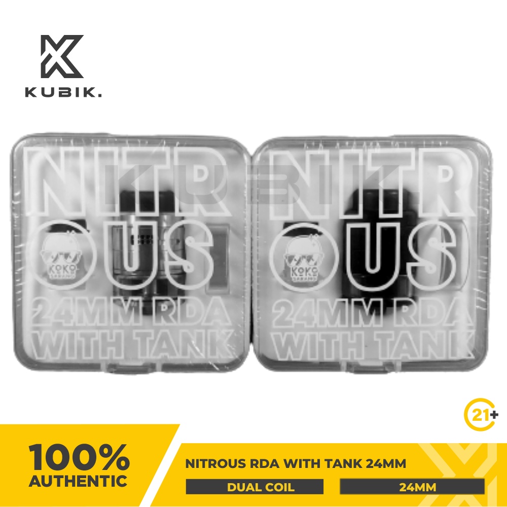 Jual Nitrous RDA With Tank 24mm by Sarang Vapers x Damn Vape | Shopee ...