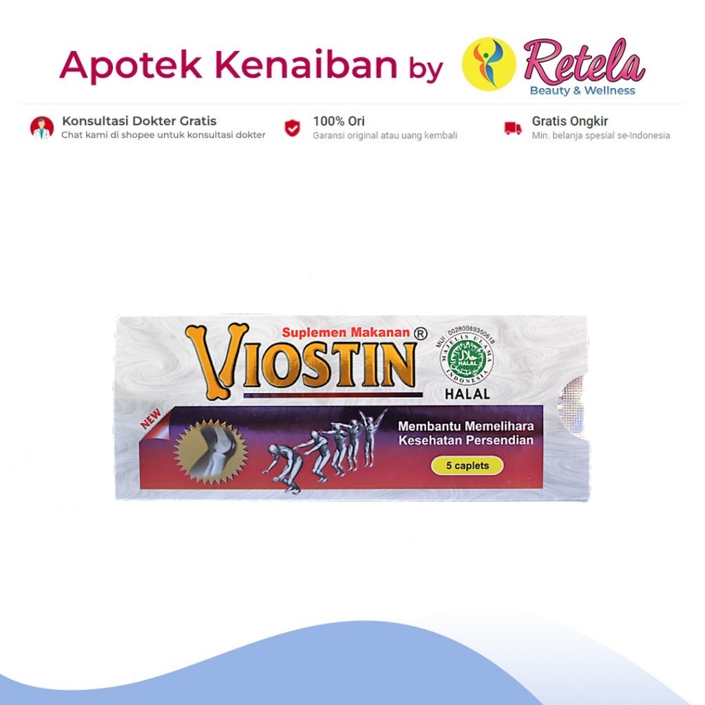 Jual VIOSTIN 1 STRIP 5 TABLET | Shopee Indonesia