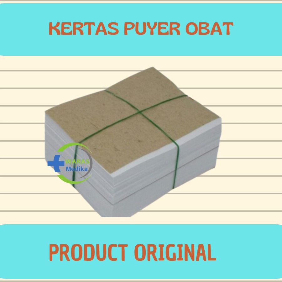 Jual Kertas puyer / kertas perkamen / Kertas Obat / Putih /Burem | Shopee Indonesia