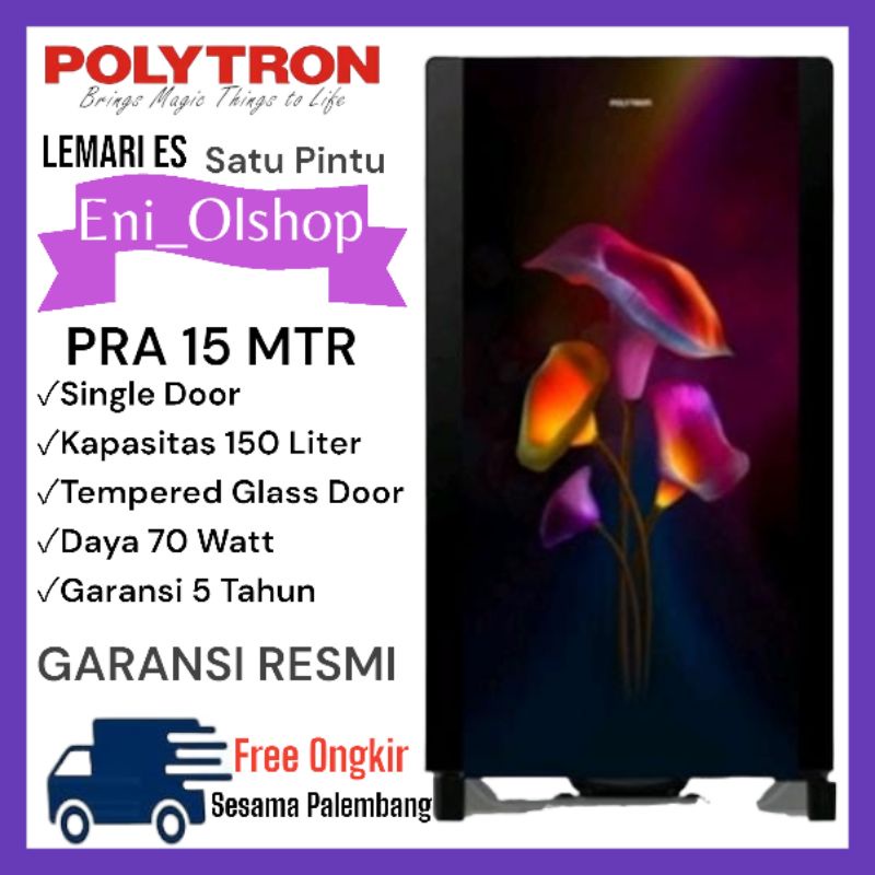 Jual POLYTRON KULKAS 1 PINTU 150L PRA-15 MTR / PRA15 MO - 100% ORI Low ...