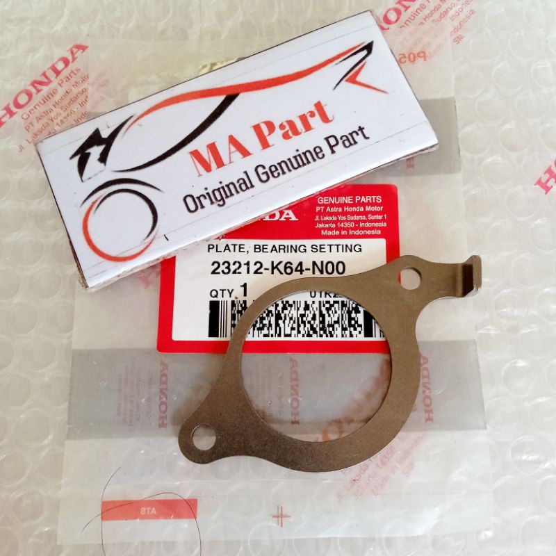 Jual PLAT BESI TAHANAN AS KOPLING PENAHAN BEARING GIGI RASIO CBR250RR ...