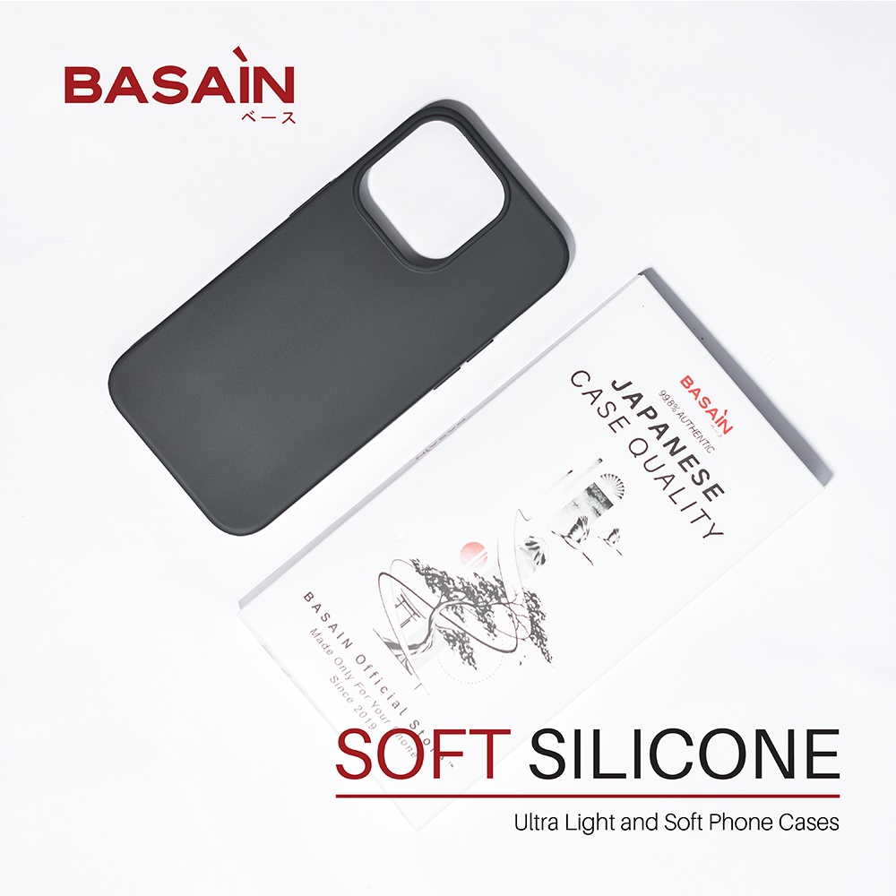 Jual BASAIN Casing iPhone 14/Plus/Pro/Pro Max Soft Silicone Case ...