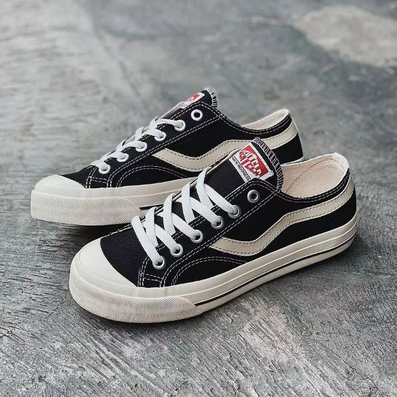 Jual Ventela Public Black Natural Sepatu Ventella Original Low Vantela ...