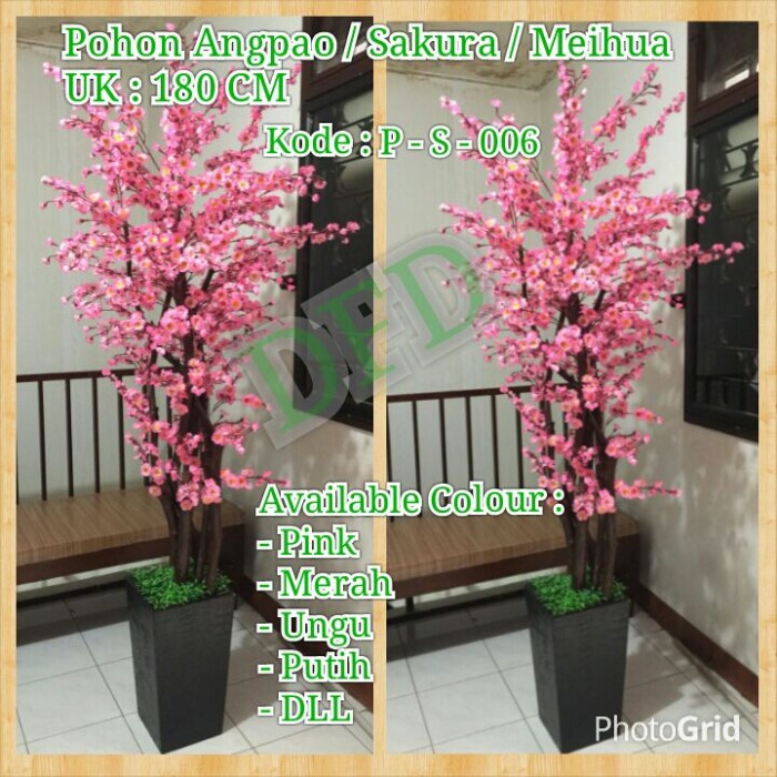 Jual Pohon Angpao / Sakura / Meihua ( Uk : 180 Cm ) | Shopee Indonesia