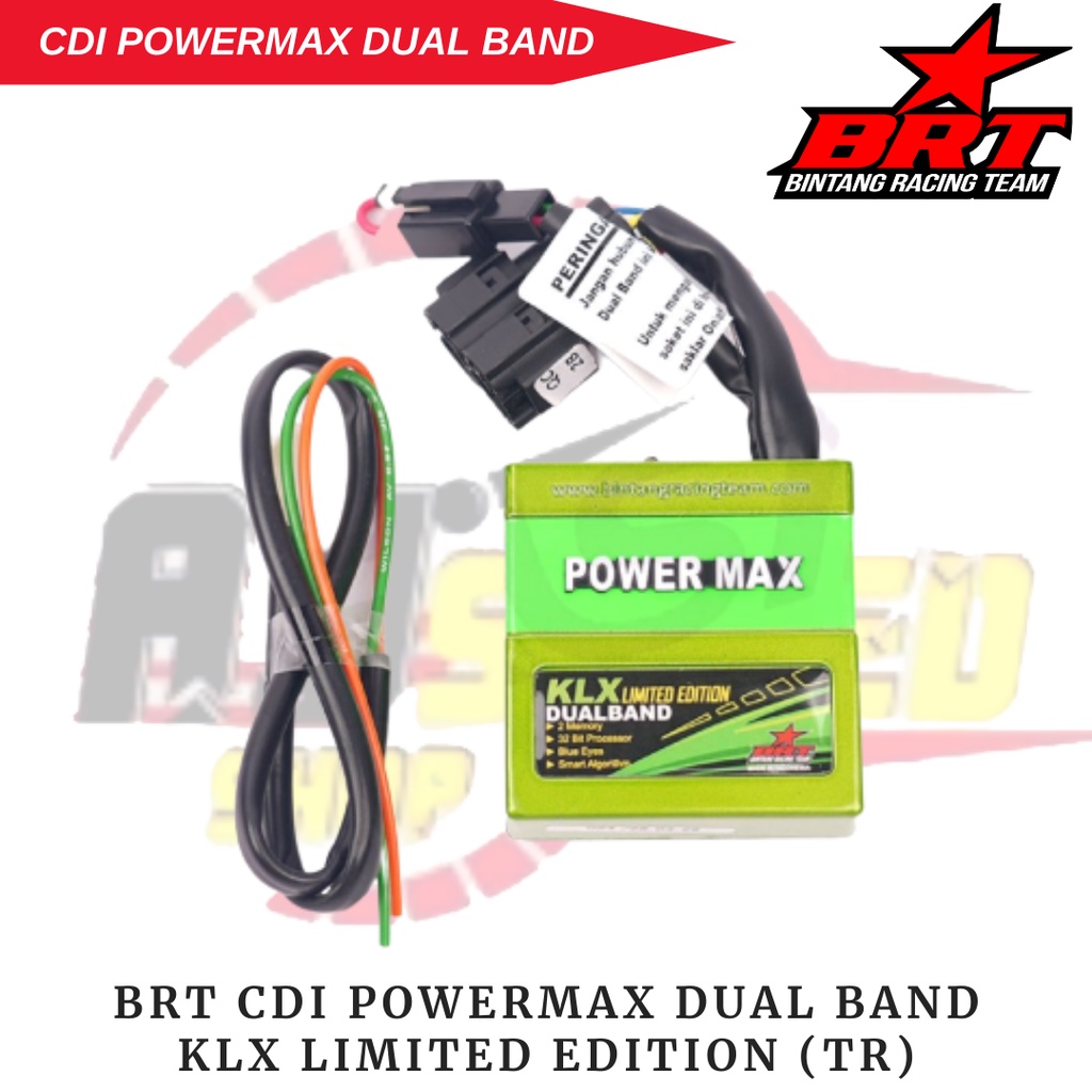 Jual BRT Racing CDI Powermax Dual Band KLX Limited Edition Green arus ... Jual BRT Racing CDI Powermax Dual Band KLX Limited Edition Green arus ...