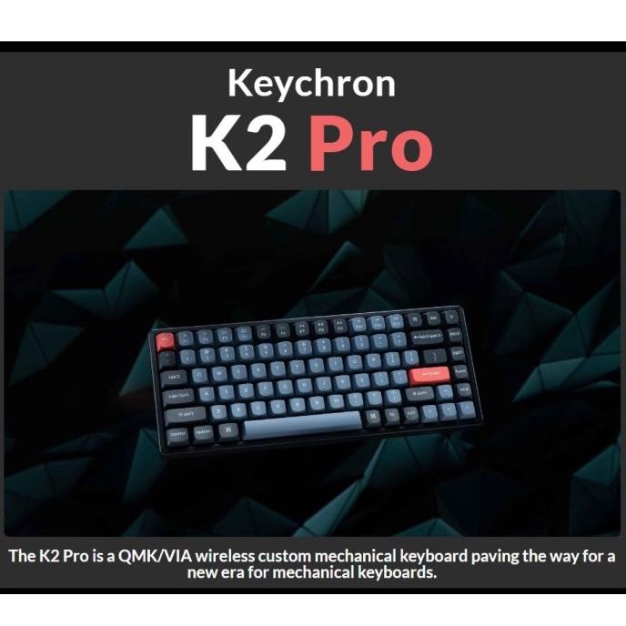 Jual Keychron K2 Pro QMK/VIA Fully Assembled Wireless Mechanical ...