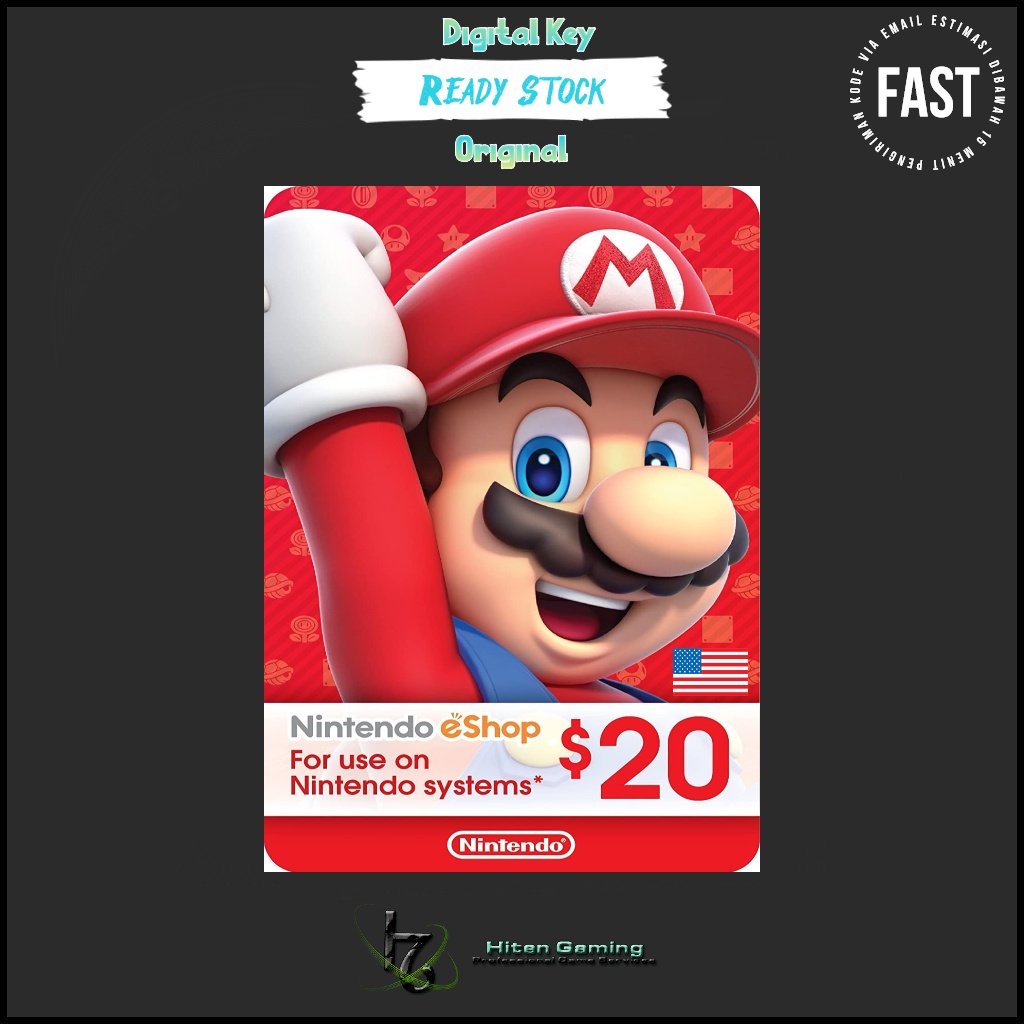 Jual Nintendo Eshop Card USA USD | Shopee Indonesia