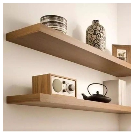 Jual RAK AMBALAN DINDING MINIMALIS TEMPEL GANTUNG DEKORASI 100 X 15 CM ...