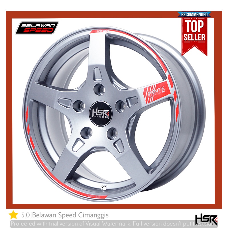 Jual PROMO!!!!VELG MOBIL RACING PELEK MODIFIKASI RING 15 HSR PENTE PCD 5X114,3 UNTUK APV ...