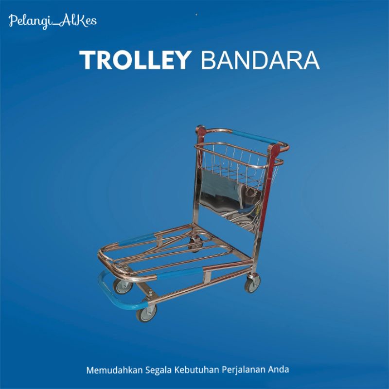 Jual Troli Bandara Stainless| Troli Bagasi Stainless Steel |Troli ...