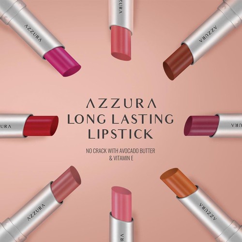Jual Azzura Longlasting Lipstick | Shopee Indonesia