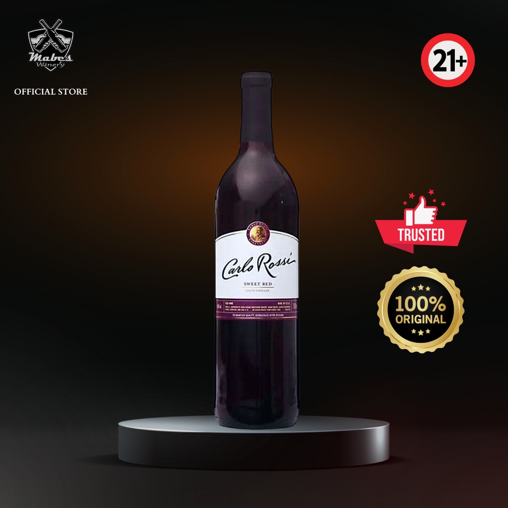 Jual Carlo Rossi Sweet Red Wine 750ml | Shopee Indonesia