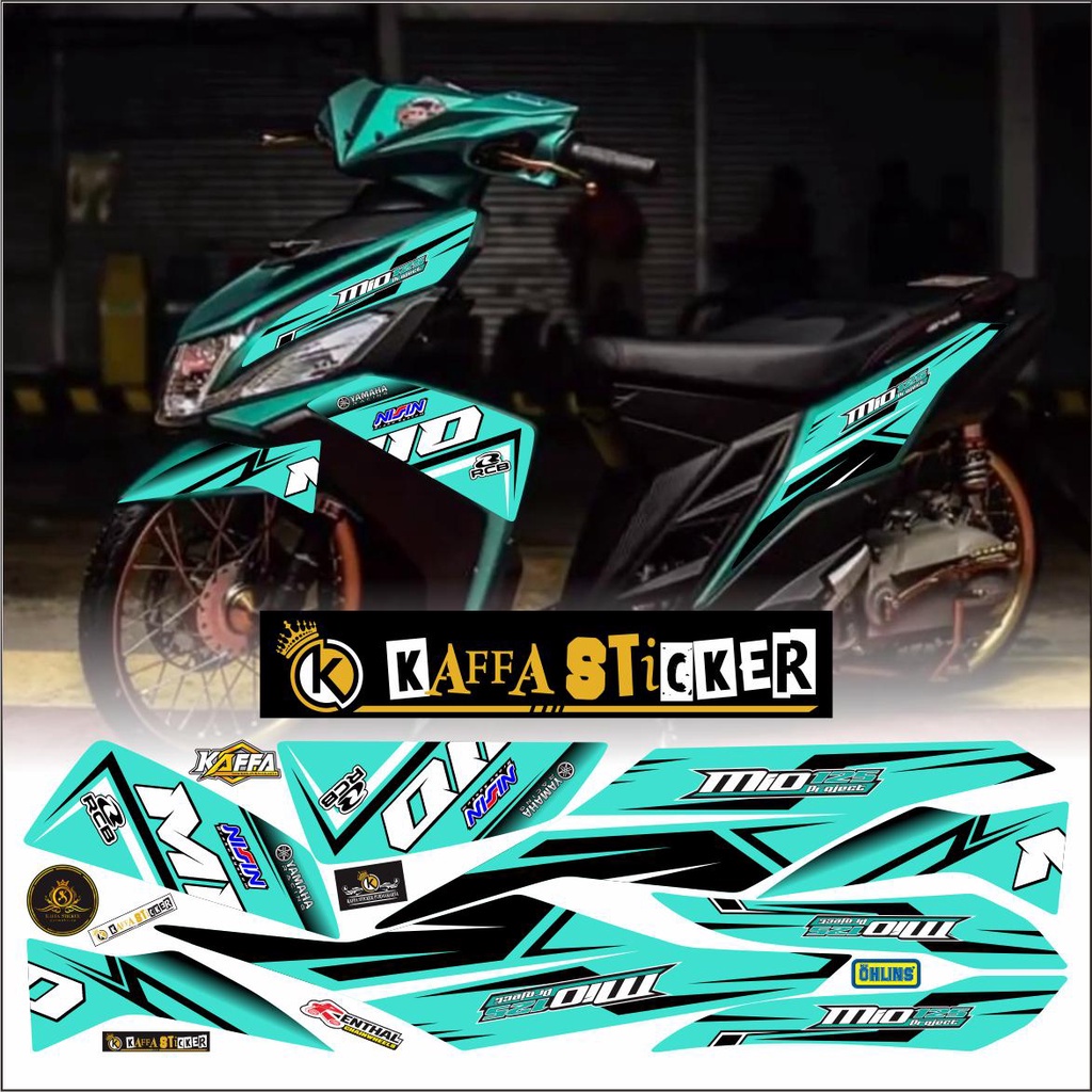Jual VARIASI POLET MOTIF Stiker Mio M3/Z Decal Striping Mio M3/Z ...