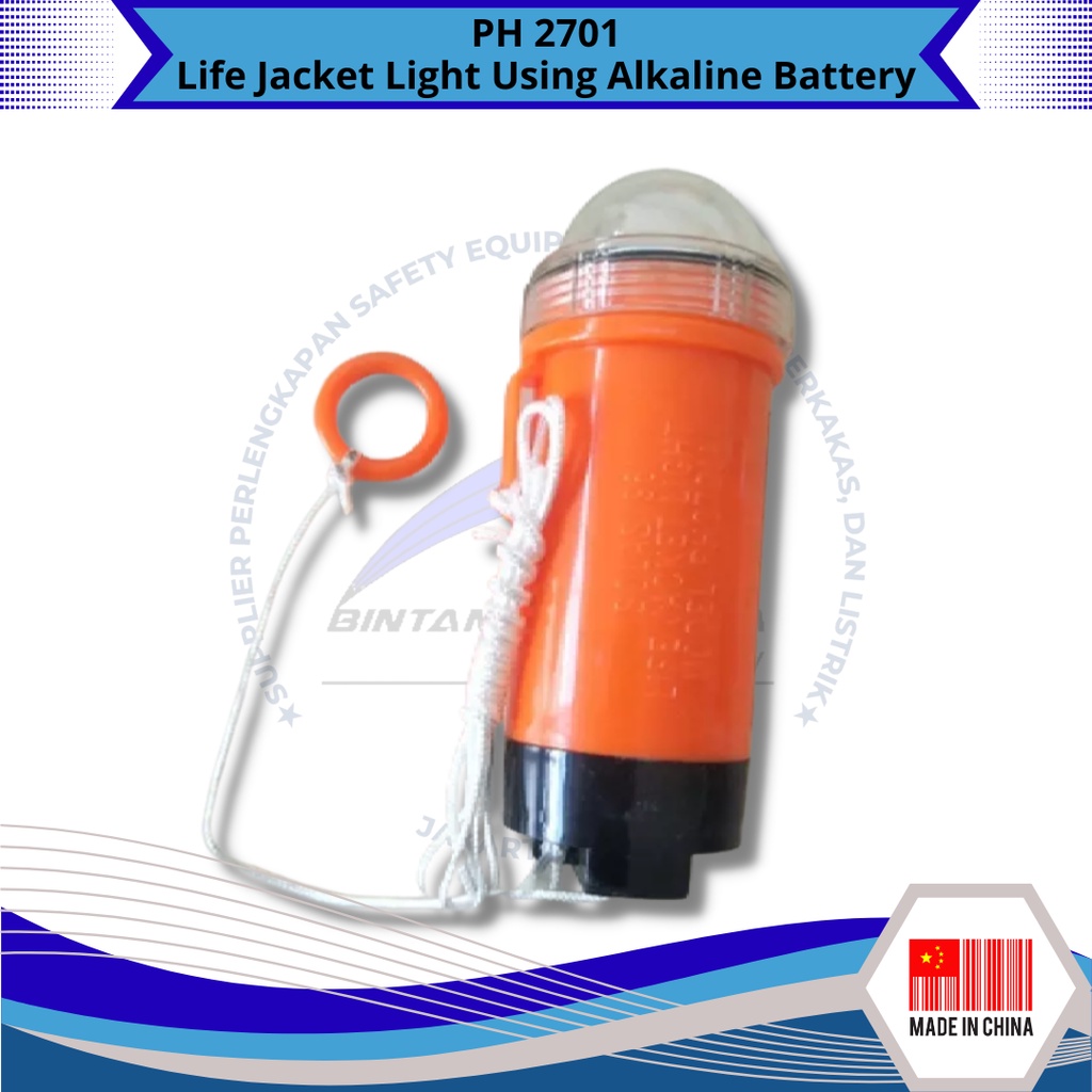 Jual Lampu Jaket Keselamatan Laut LED SOLAS - PH 2701 - Life Jacket ...
