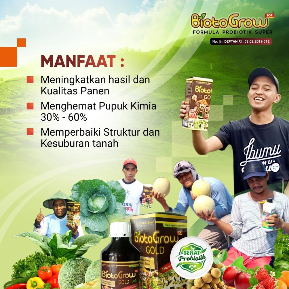 Jual New BiotoGROW Pupuk Probiotik Organik Multiguna dengan Plus 8 ...