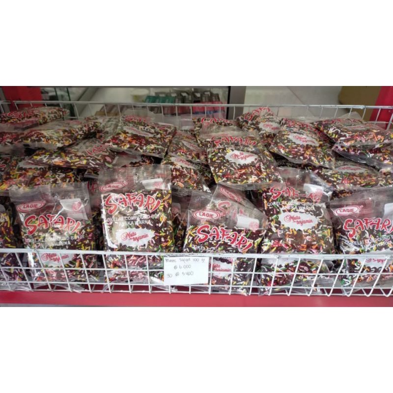 Jual SAFARI meses coklat compound butir | Shopee Indonesia