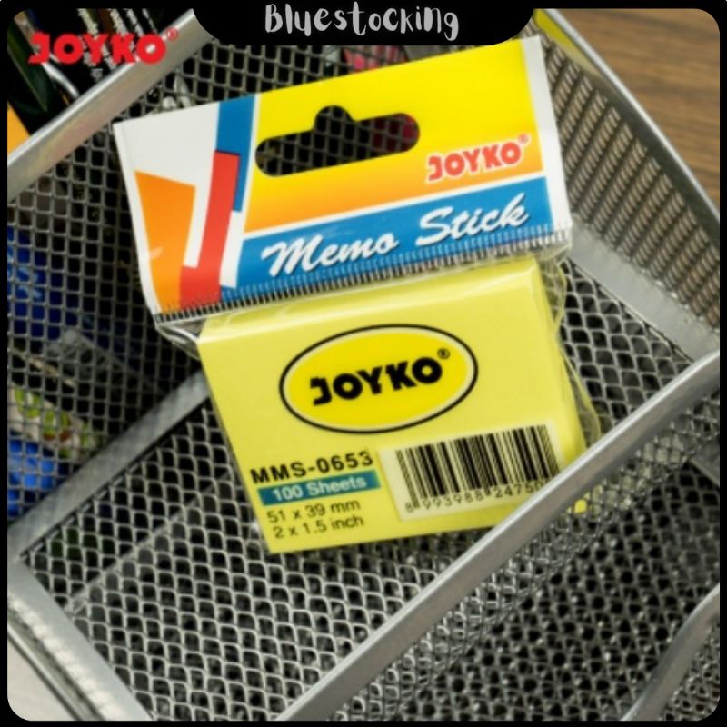 Jual MEMO STICK STICKY NOTE JOYKO MMS-0653 100 SHEETS | Shopee Indonesia