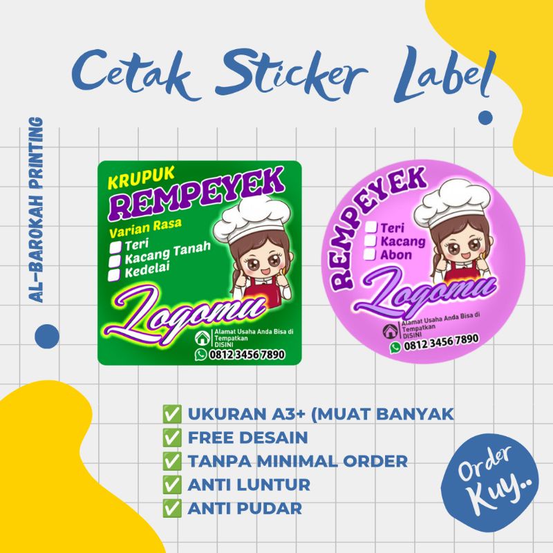 Jual Cetak Sticker Chromo A3+ & meteran | Shopee Indonesia