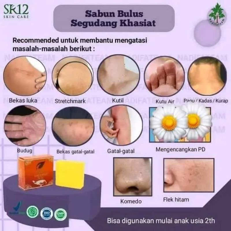 Jual BULUS SOAP SR12/SABUN WAJAH KINCLONG /SABUN GATAL-GATAL PENYAKIT ...