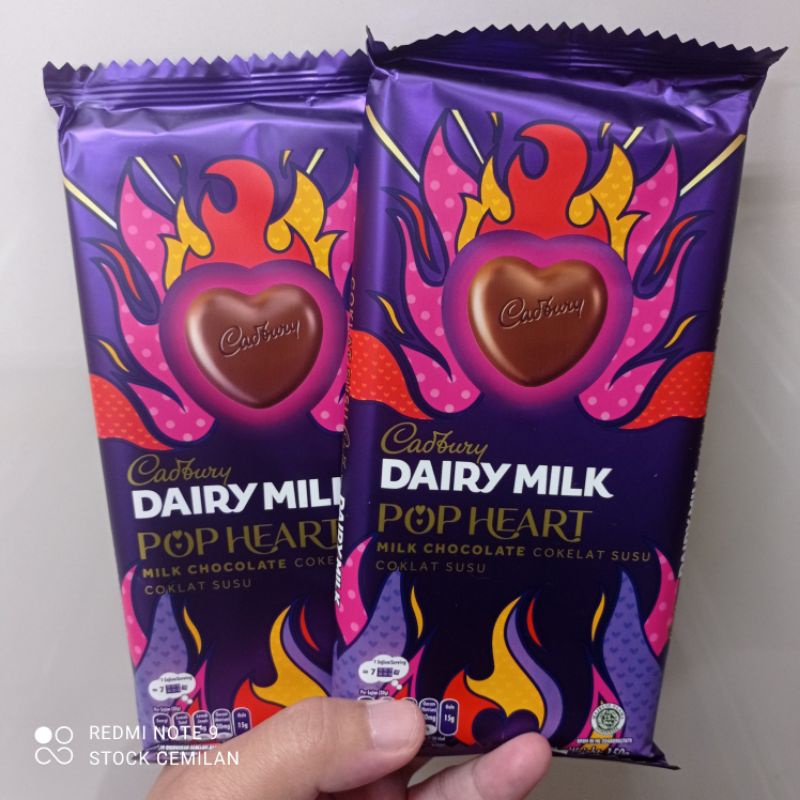 Jual Cadbury Dairy Milk Pop Heart || Valentine Edition | Shopee Indonesia