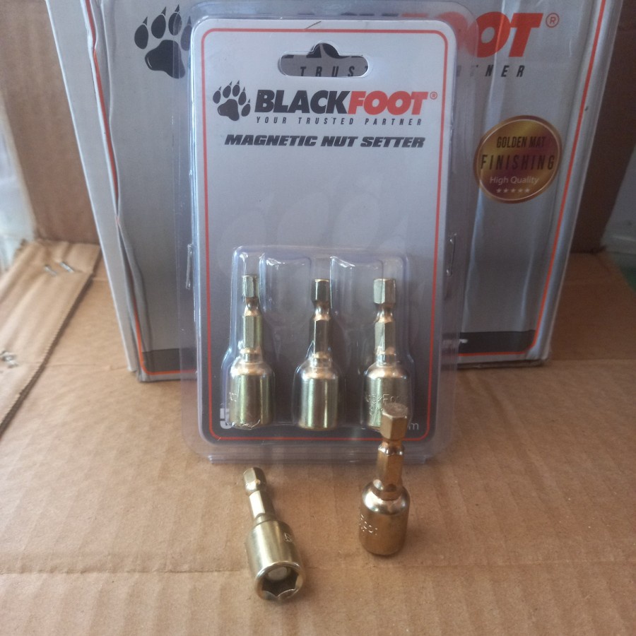 Jual BLACKFOOT Kunci Mata Roofing Baut Baja Ringan Magnetic Hex Nut 8x42mm | Shopee Indonesia