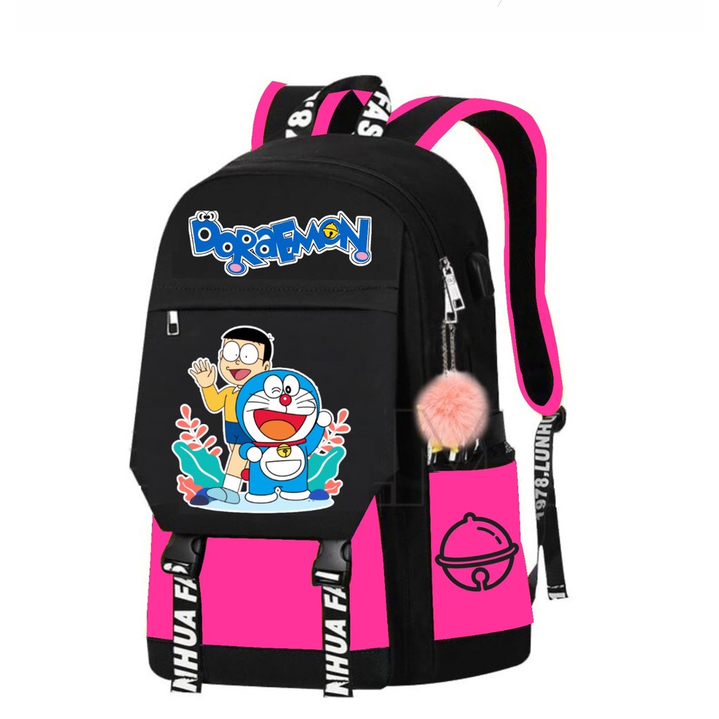 Jual tas ransel anak sekolah PREMIUM karakter kartun DORAEMON terbaru ...