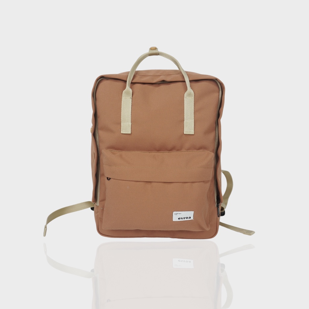 Jual Evroa Jonas Backpack - Brownie | Shopee Indonesia