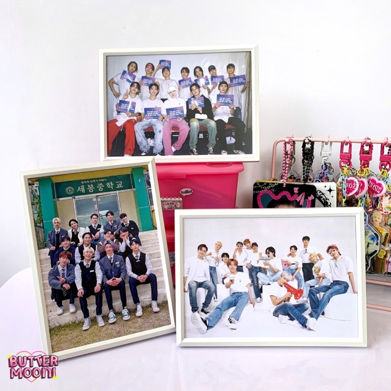 Jual Seventeen Family Photo OT13 with Frame Aesthetic | Shopee Indonesia