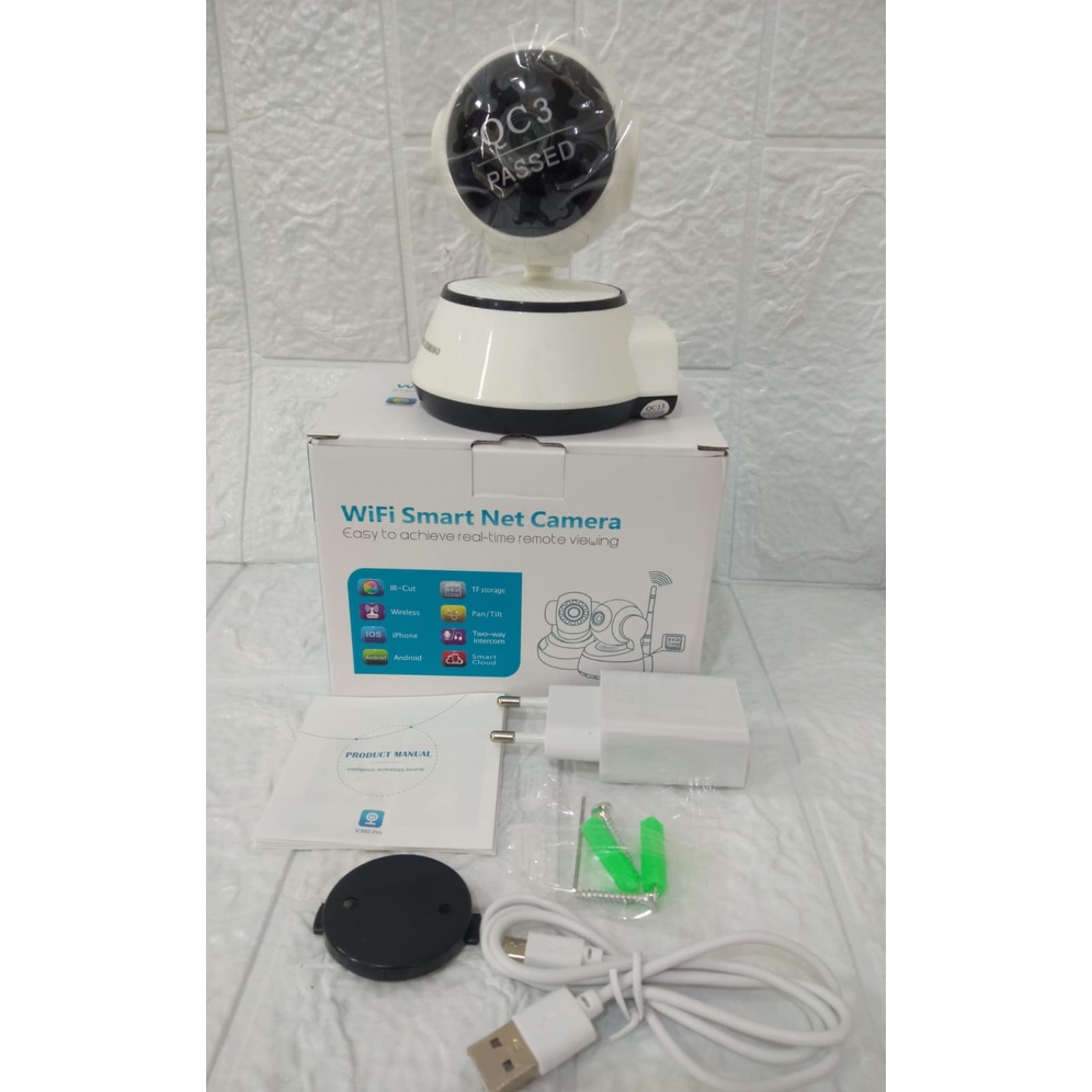 Jual Camera Wifi smart net camera CCTV V380-Q3S | Shopee Indonesia