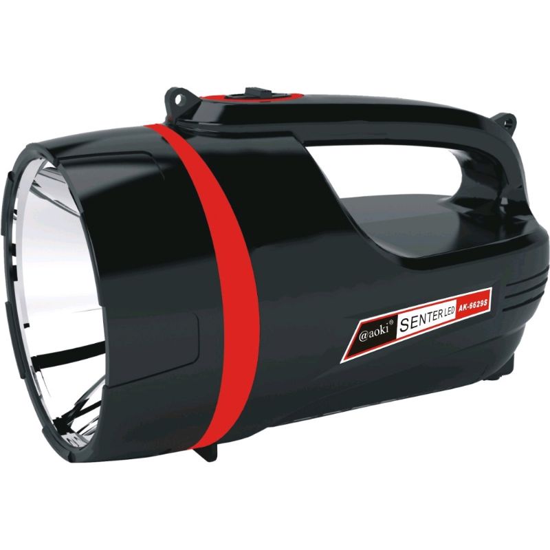 Jual AOKI Senter LED 2w+15 LED Lampu Samping AK-6629S / Senter Besar ...