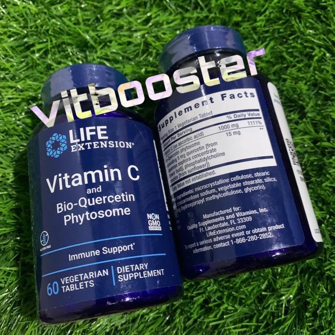 Jual Life Extension Vitamin C + Bio-Quercetin 60 Tablet - vit c immune ...
