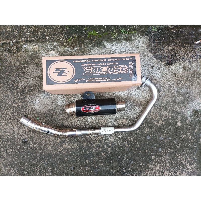 Jual KNALPOT RACING SE CP3 BLACk SERIES CB lama lokal | Shopee Indonesia