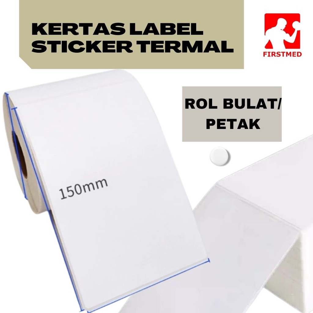Jual KERTAS THERMAL 100X150 mm Isi 500 pcs Termal Label Barcode Olshop Kertas Sticker | Shopee ...