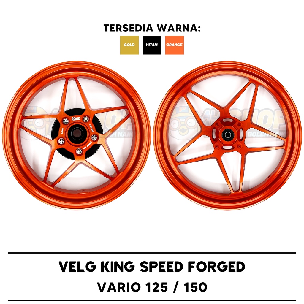 Jual Velg King Speed Vario 125 / 150 KingSpeed Aluminium Forged ...