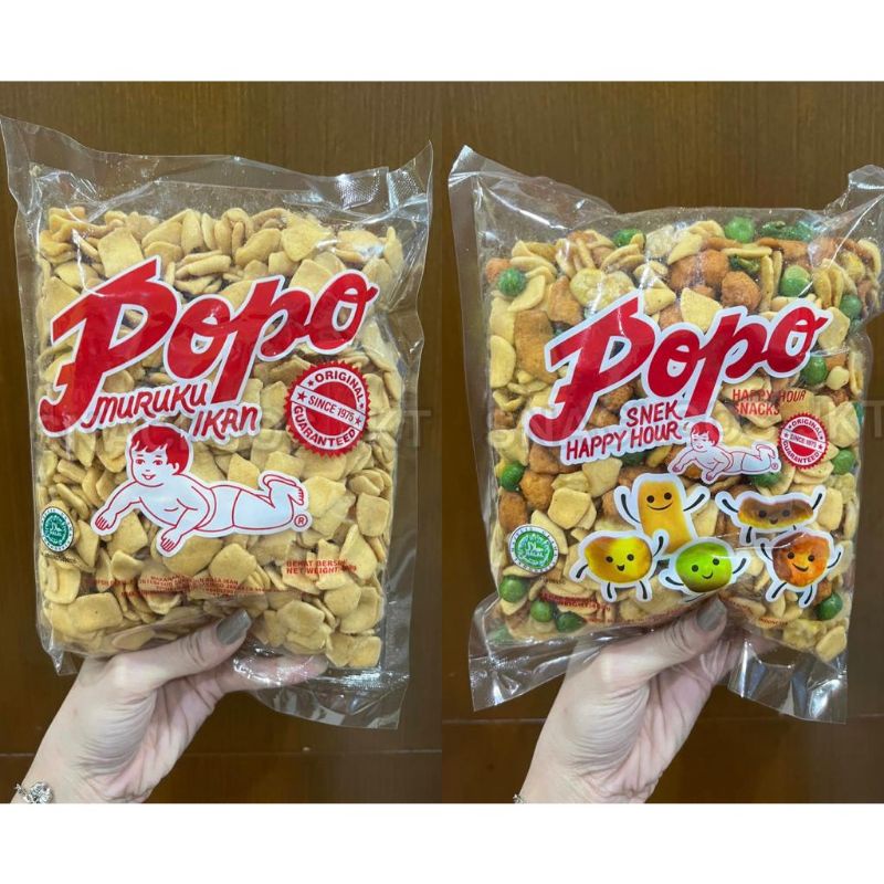 Jual Popo Muruku Snack 400gr /Snack Happy Hour /Popo Muruku Ikan /POPO ...