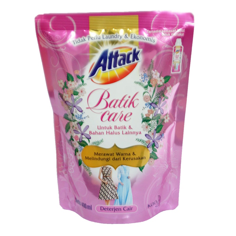 Jual Attack Detergent Liquid Batik Care Refil | Shopee Indonesia