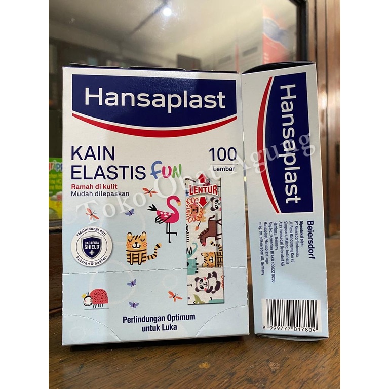 Jual Hansaplast Kain Elastis Fun Motif Animal (1 Dus Isi 100 Lembar ...