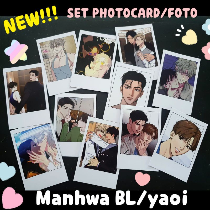 Jual new set photo/photocard manhwa/boys love/bl/yaoi/shounen ai ...