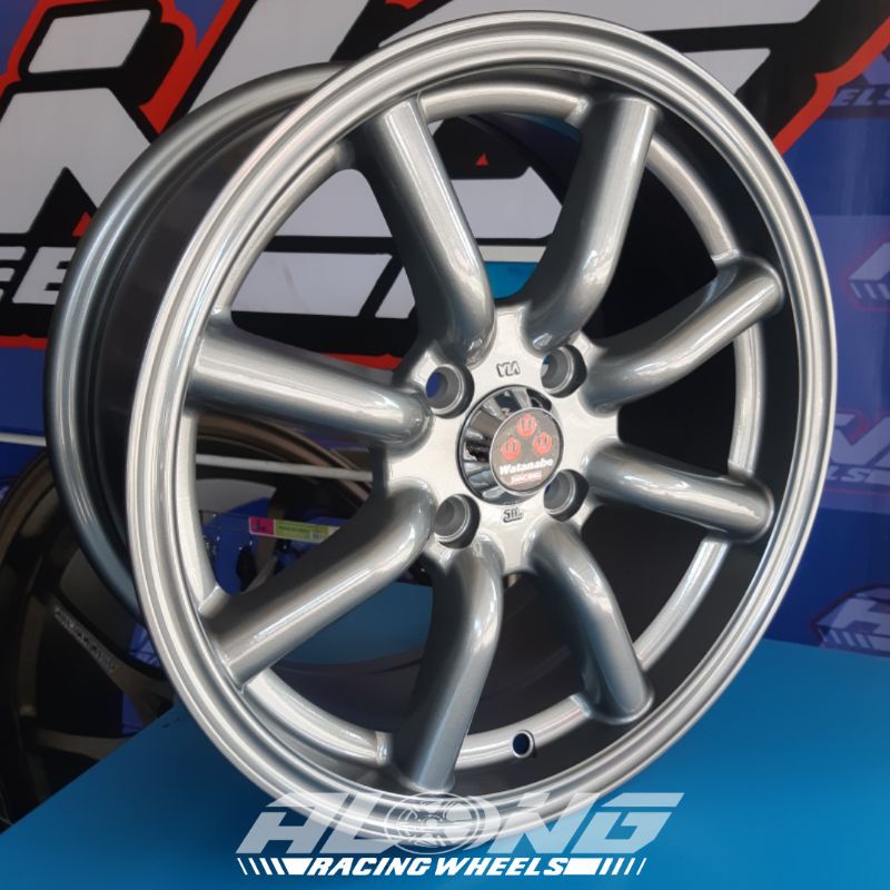 Jual VELG WATANABE RACING R15 PCD 4x100 - GUNMETAL GLOSS | Shopee Indonesia