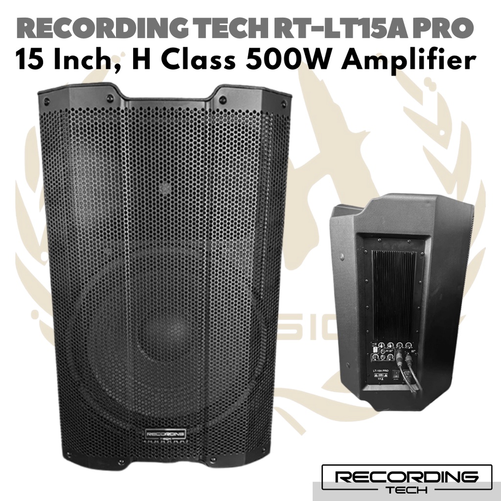 Jual RECORDING TECH LT15A PRO, 15 Inch H Class Amplifer | Speaker Aktif ...