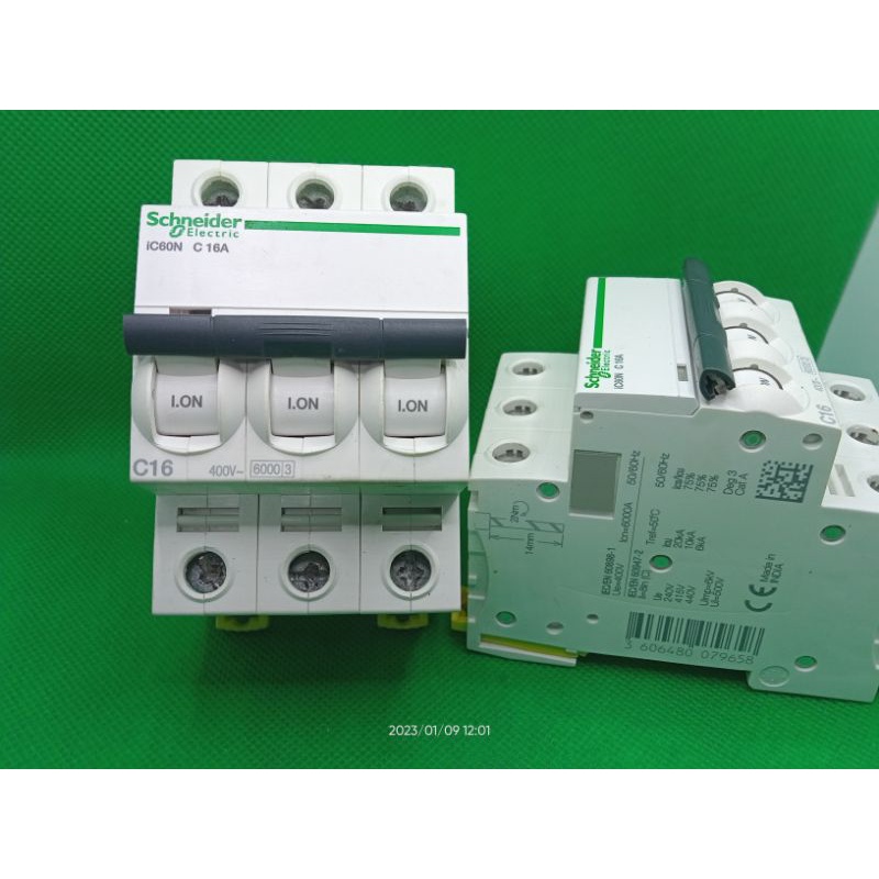 Jual MCB Schneider iC60N 3 phase 6A 10A 16A 20A | Shopee Indonesia