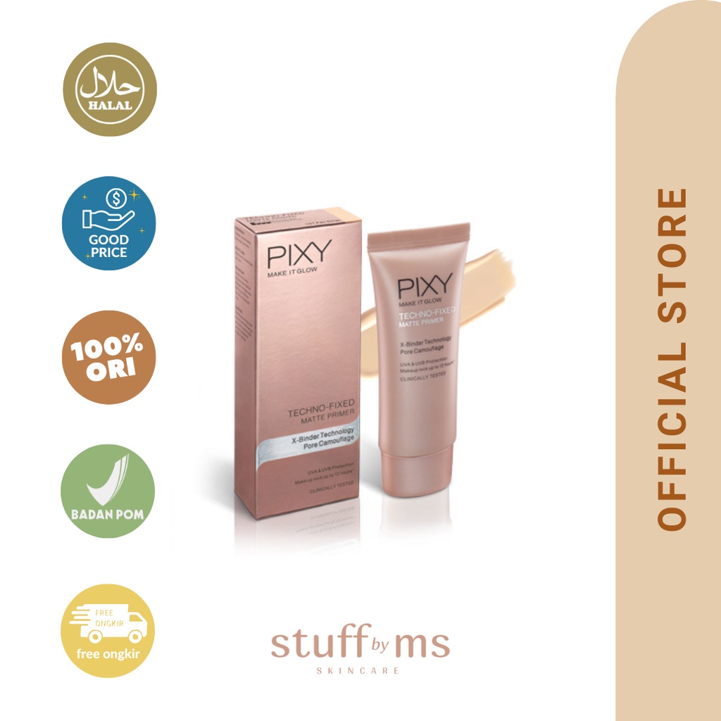 Jual PIXY Make It Glow Techno Fixed Matte Primer | Shopee Indonesia