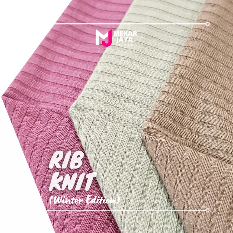 Jual Kain Rib Knit [Winter Edition] | Grade A | Shopee Indonesia