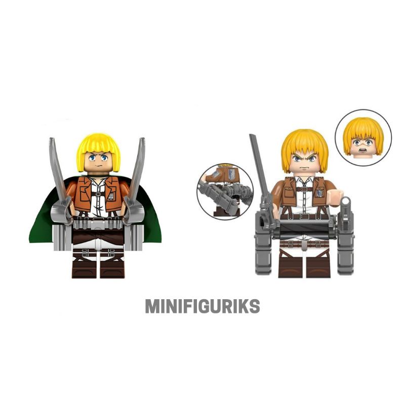 Jual Mainan Balok Minifigure Armin Arlert | Attack on Titan Figure ...