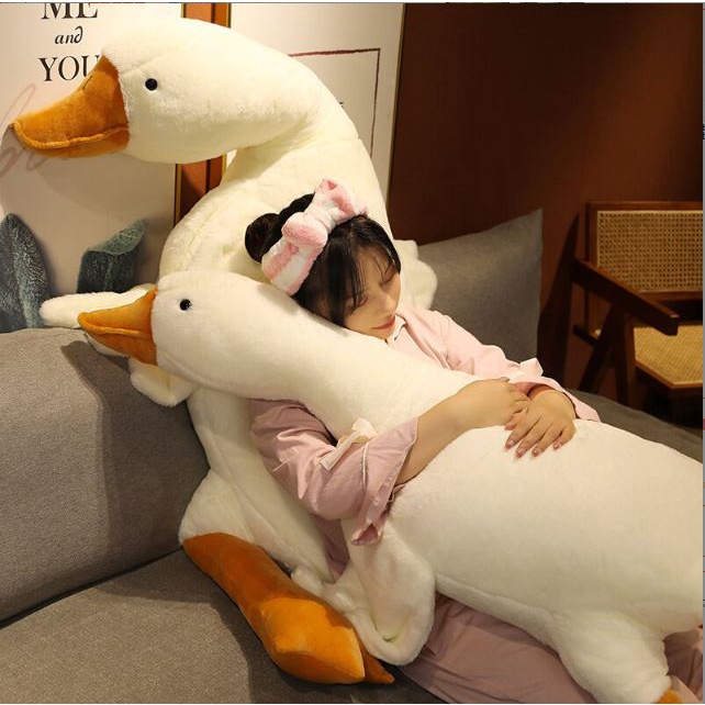 Jual Boneka doll bebek putih white duck lembut halus jumbo mini soft ...