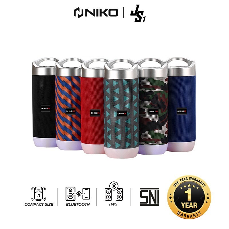 Jual Niko Speaker Mini NK JS 01 Bluetooth USB 150-18000Hz | Shopee ...