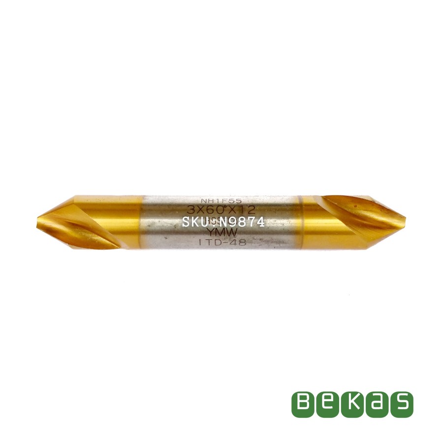 Jual YAMAWA Nc Drill 3mm 60 Derajat Shank 12mm Center Chamfer Layak Pakai | Shopee Indonesia