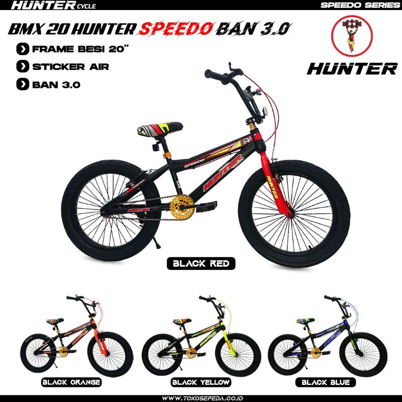 Jual SEPEDA BMX ANAK COWOK 20 INCH HUNTER SPEEDO 3.0 BAN JUMBO ...