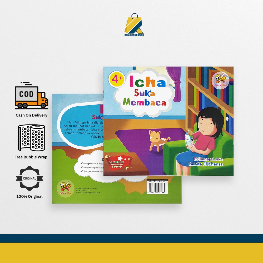 Jual BUKU SERI PAUD PENDIDIKAN KARAKTER : ICHA SUKA MEMBACA | Shopee ...