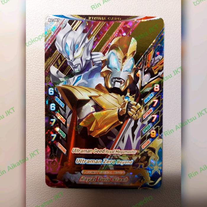 Jual Ultraman Card R/B Ver.2 Kizuna B2-67 Geed Royal Megamaster&Zero Beyond | Shopee Indonesia